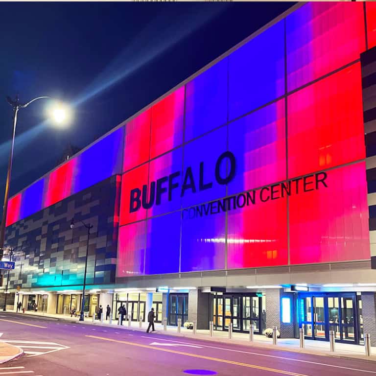 Buffalo Convention Center Façade - Frey Electric : Frey Electric